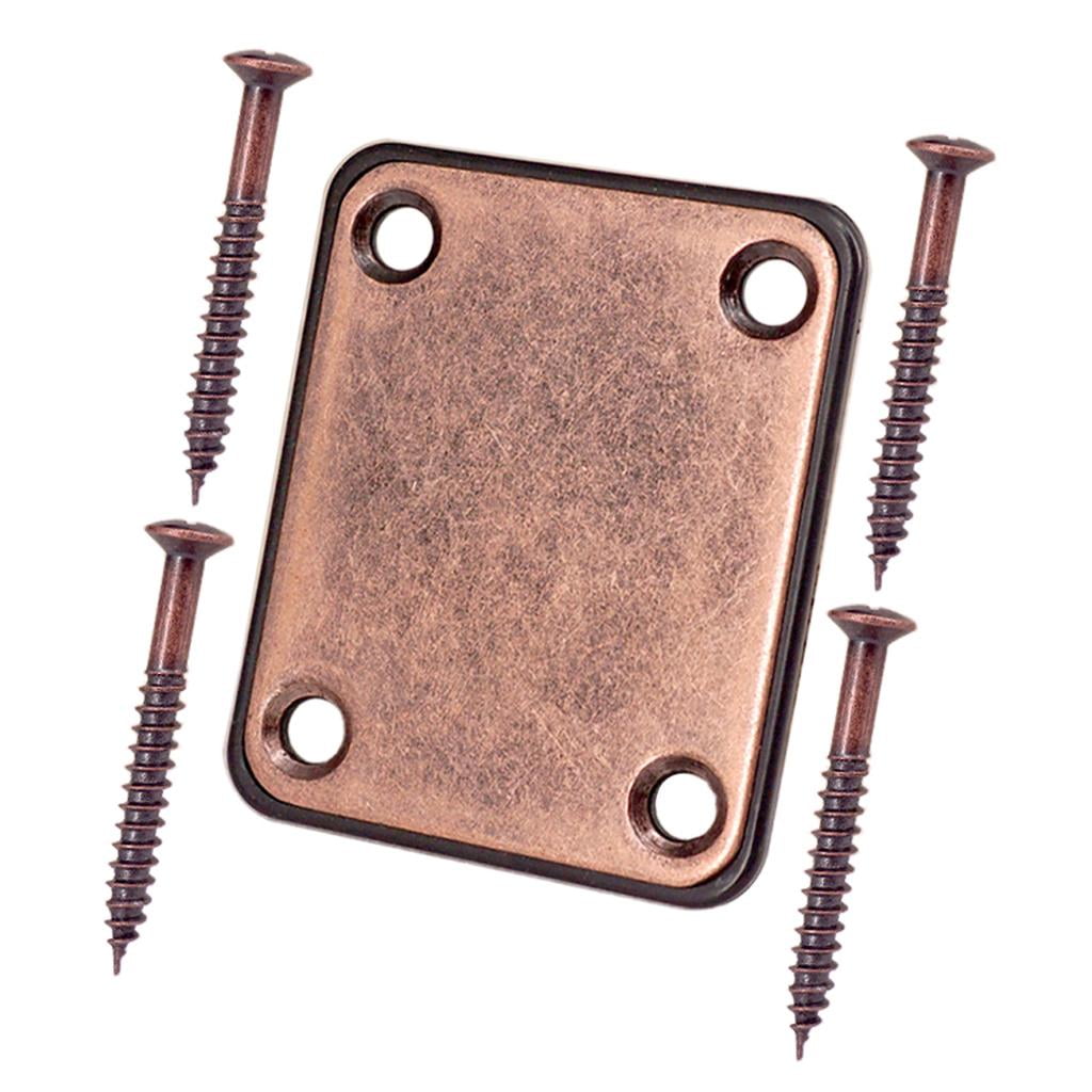 Guitar Mounting Back Plate With Screws Bass Guitar Replacement Parts ...