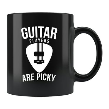 LanHong 13.5 Ounce Guitar Mug Music Note Coffee Mug Ceramic Guitar ...