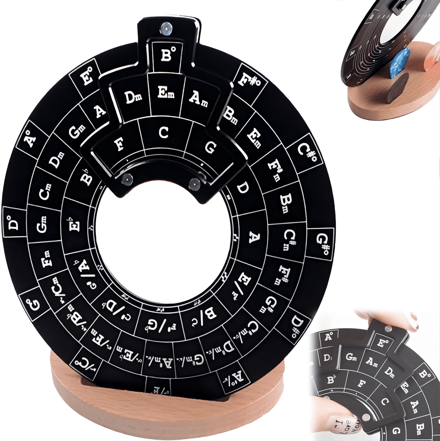 Guitar Music Theory Disc Circle of Fifths, Circle of Fifths Wheel Metal ...