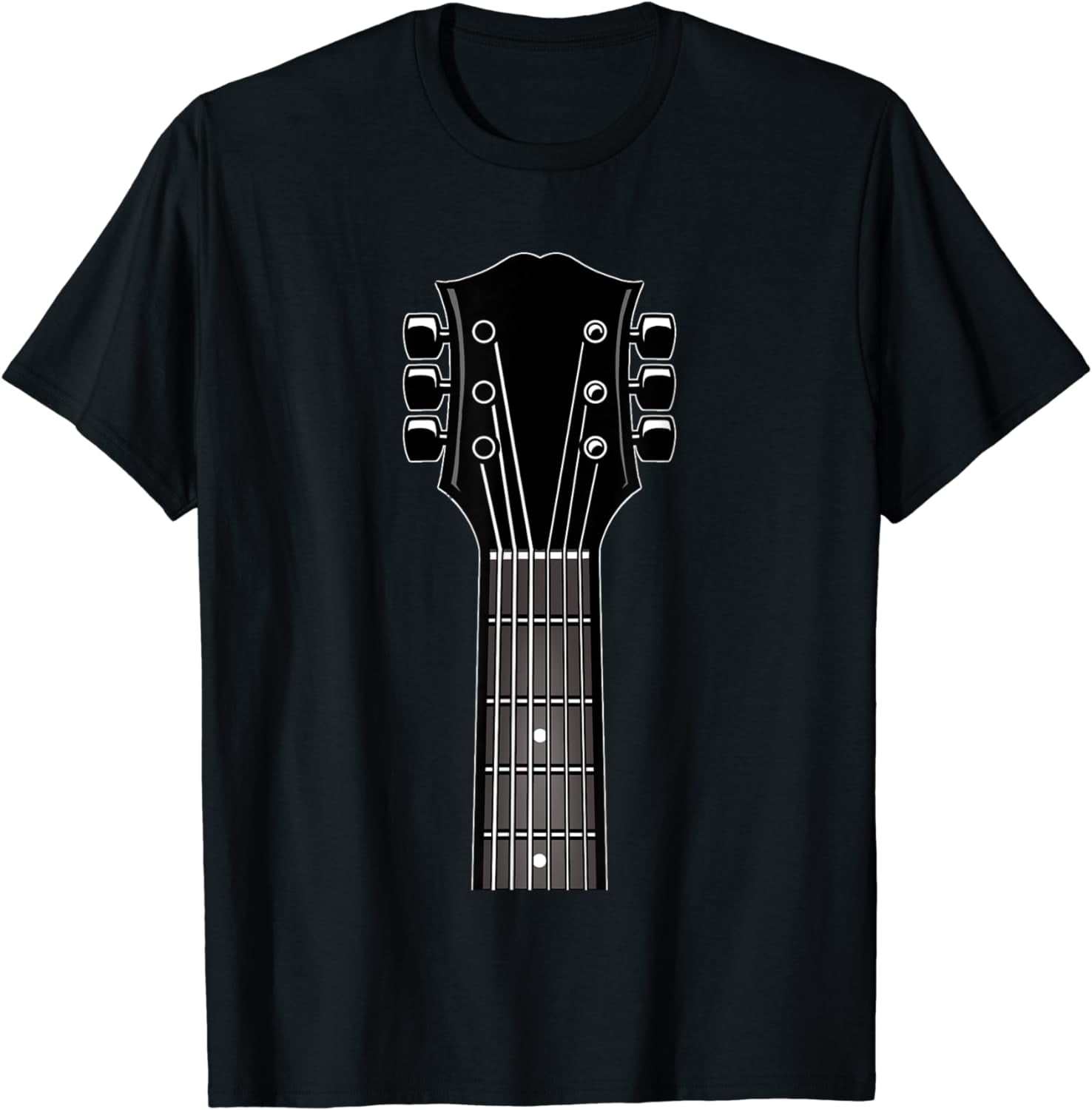 Guitar Neck Guitar Shirt For Men Rock And Roll Band Tees T-Shirt ...