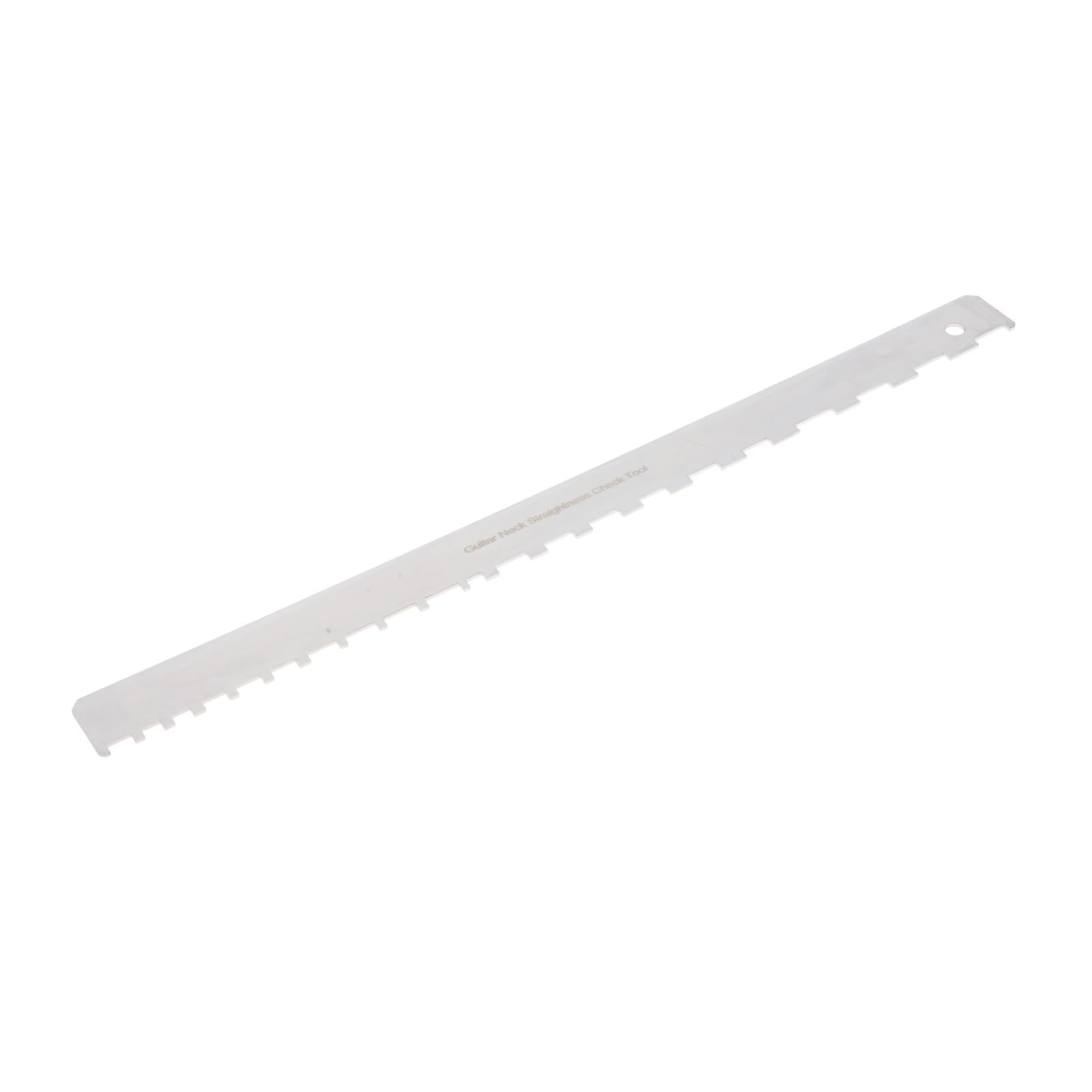 Guitar Neck Notched Ruler, Luthiers Tool, String Action Ruler for ...
