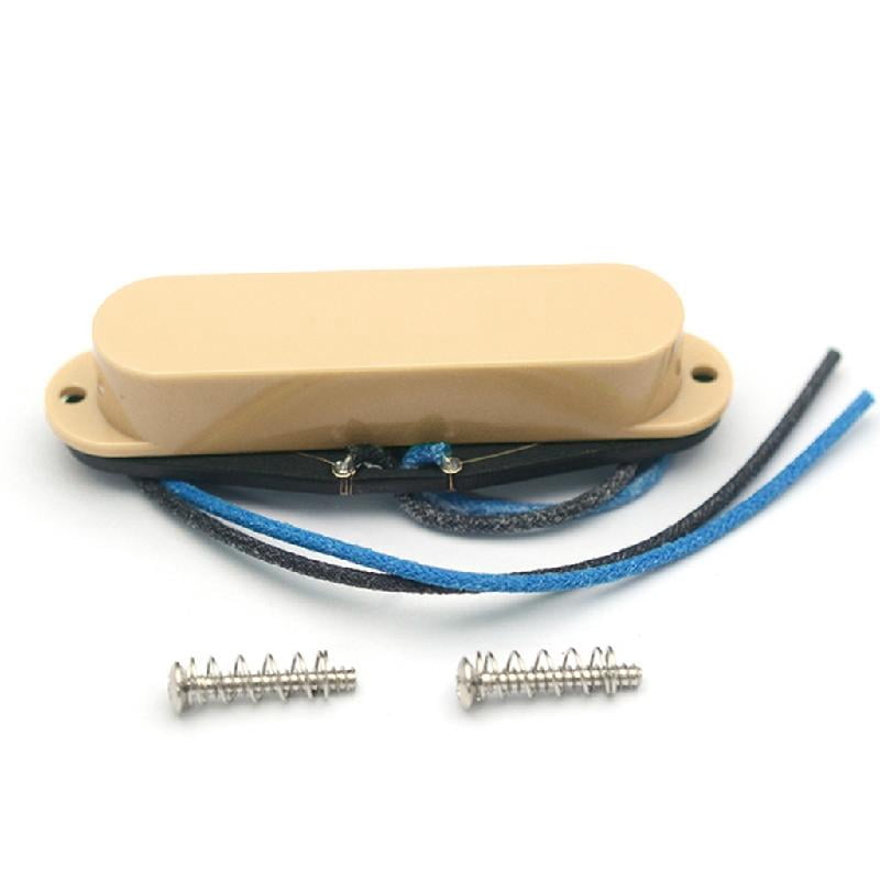 Guitar Part Neck/Middle/Bridge Flat Poles Alnico 5 Magnet Single Coil ...