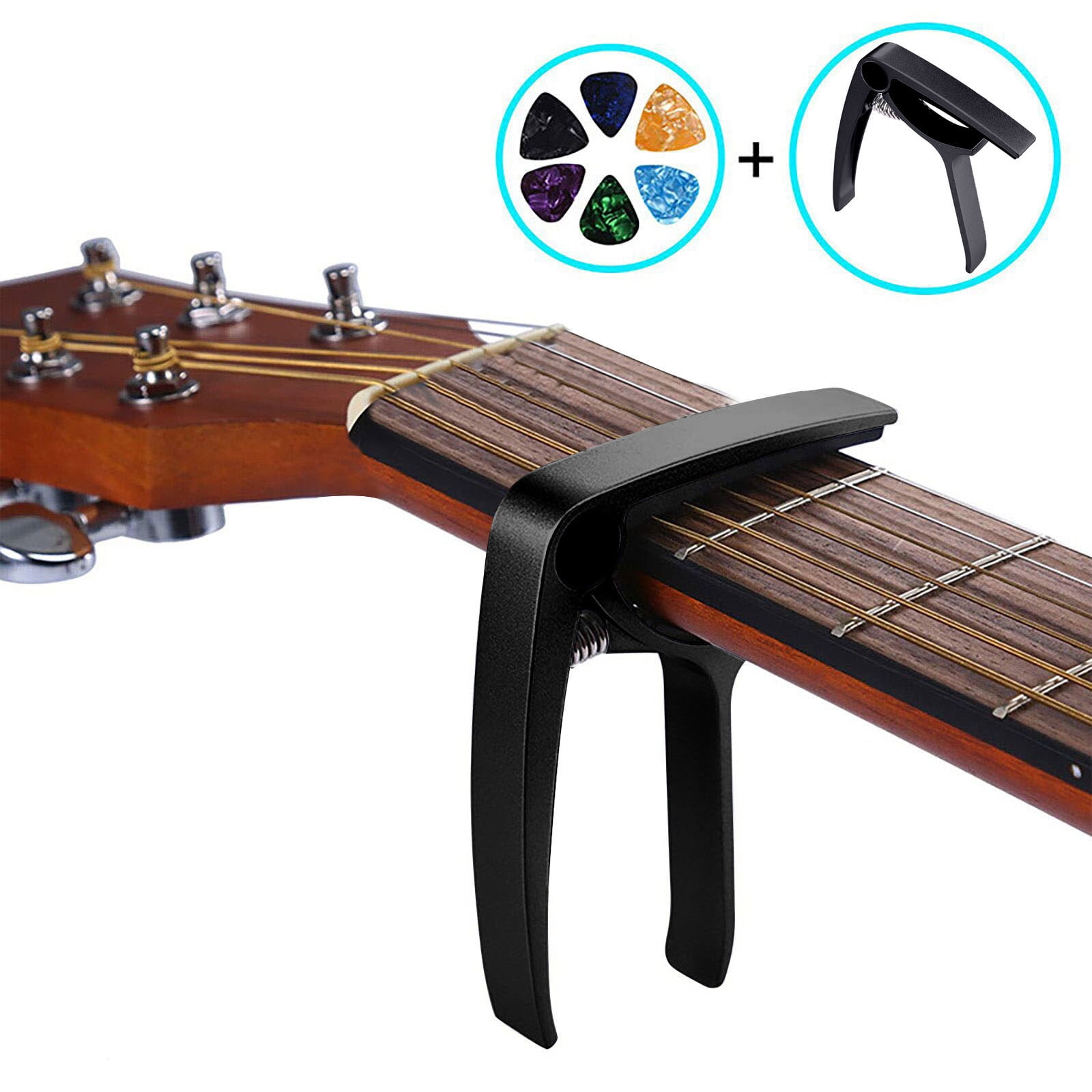 Guitar Parts Guitar Capo for Acoustic and Electric Guitars Total ...