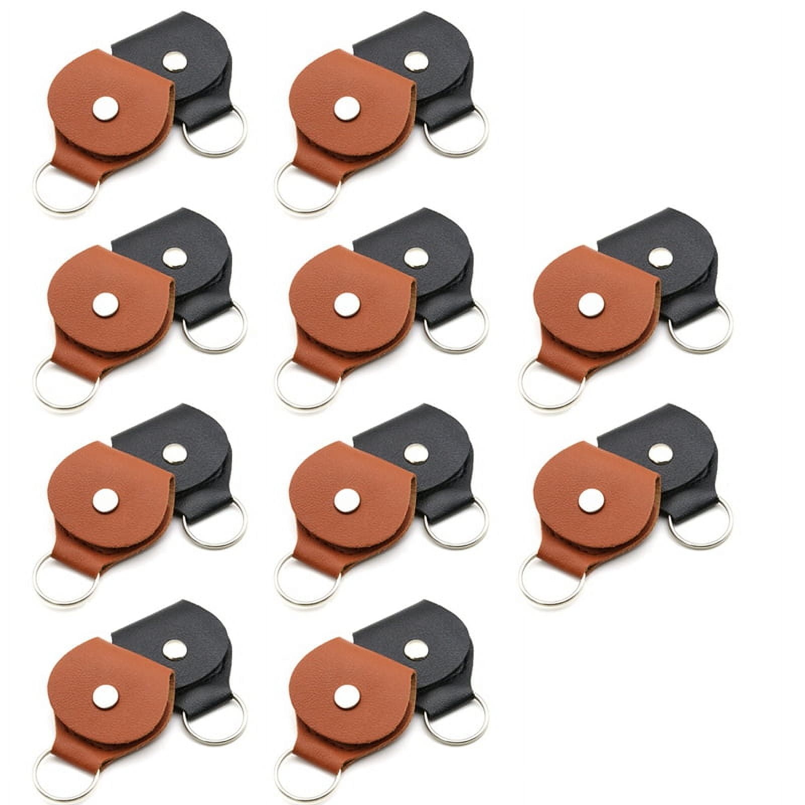Guitar Pick Bag Folk Acoustic Guitar Pick Clip Keychain Pick Bag ...