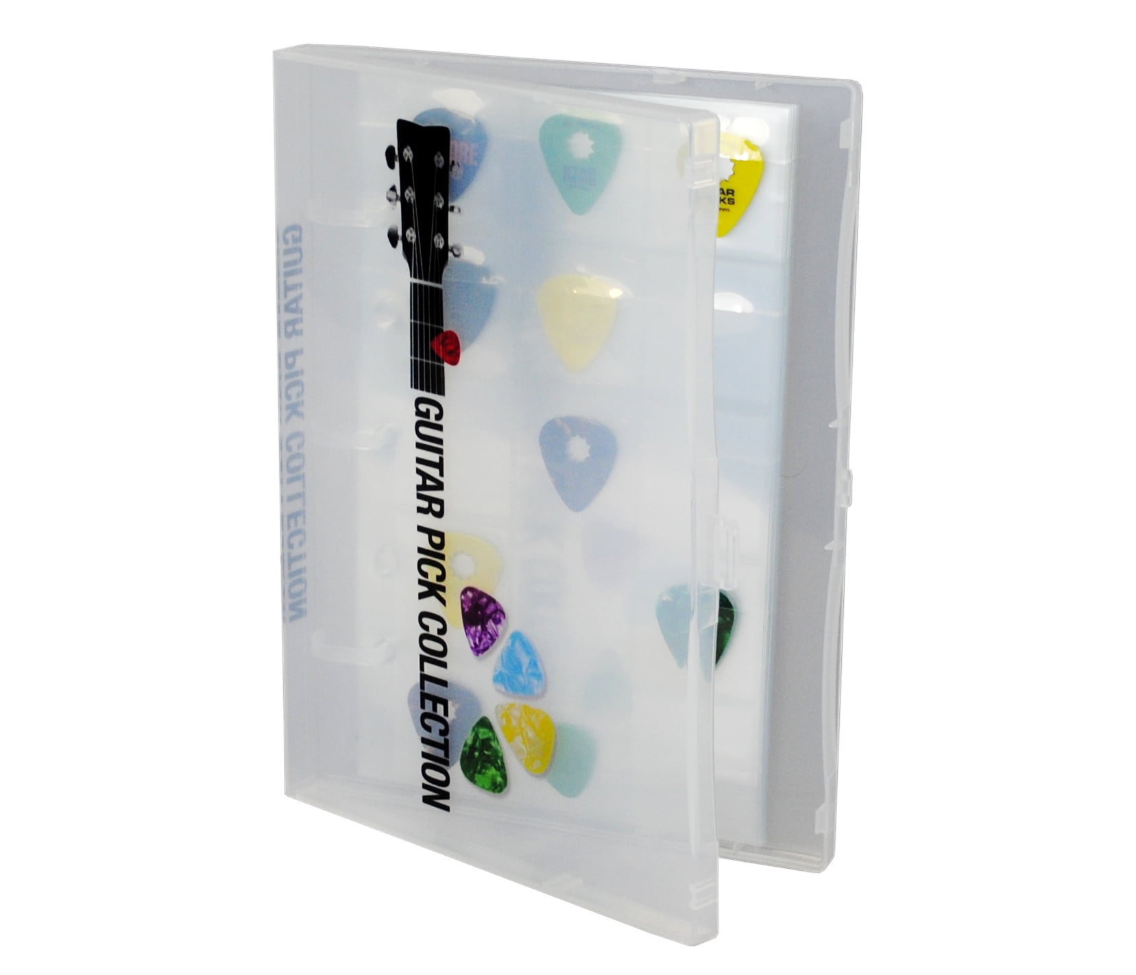 Guitar Pick Collection Kit, Holds 225 picks, Clear - Walmart.com