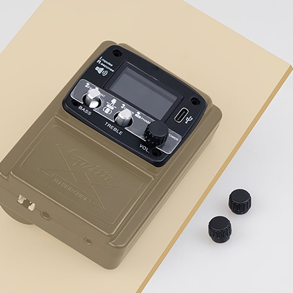 Guitar Pickup Acoustic, Folk Guitar Sound Pickup Easy Installation With ...