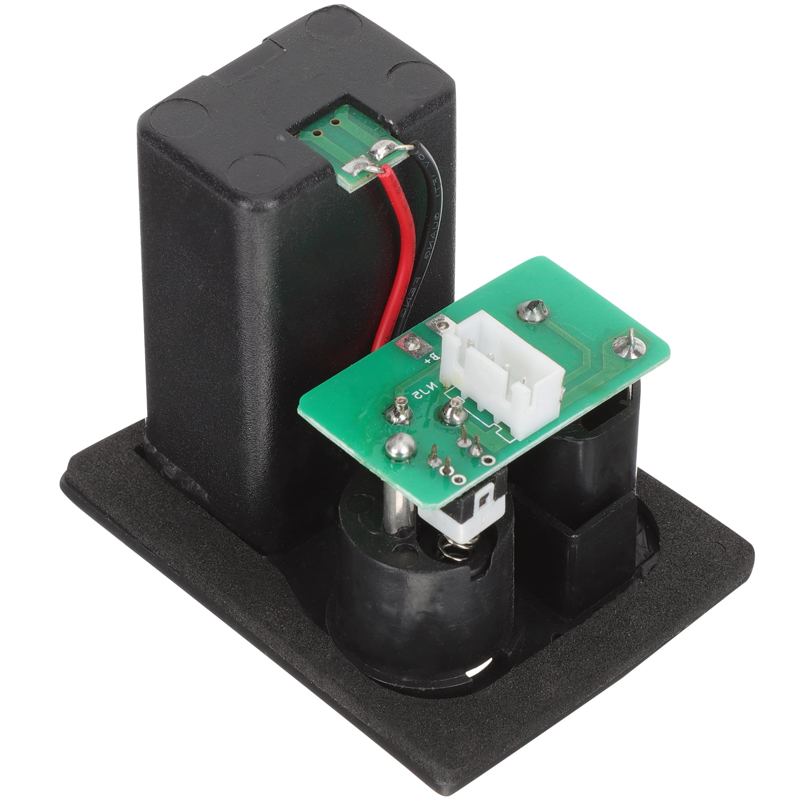 HOMEMAXS 9v Plastic Replacement Battery Box for Guitar and Bass Pickup ...