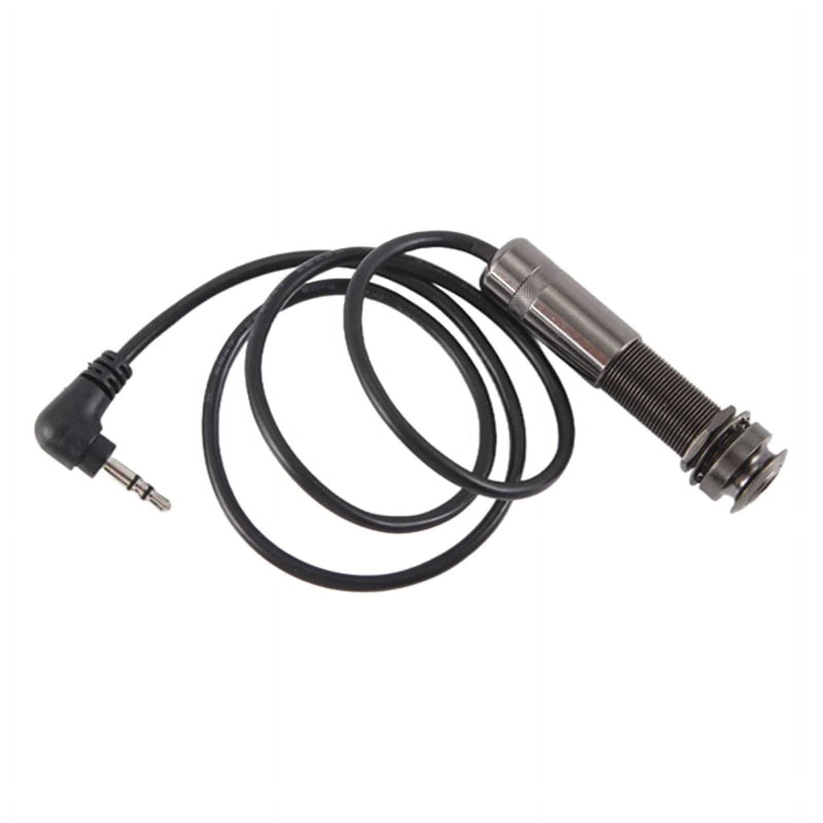 Guitar Pickup Cable Piezo End Pin Jack Adapter Stereo Instrument ...