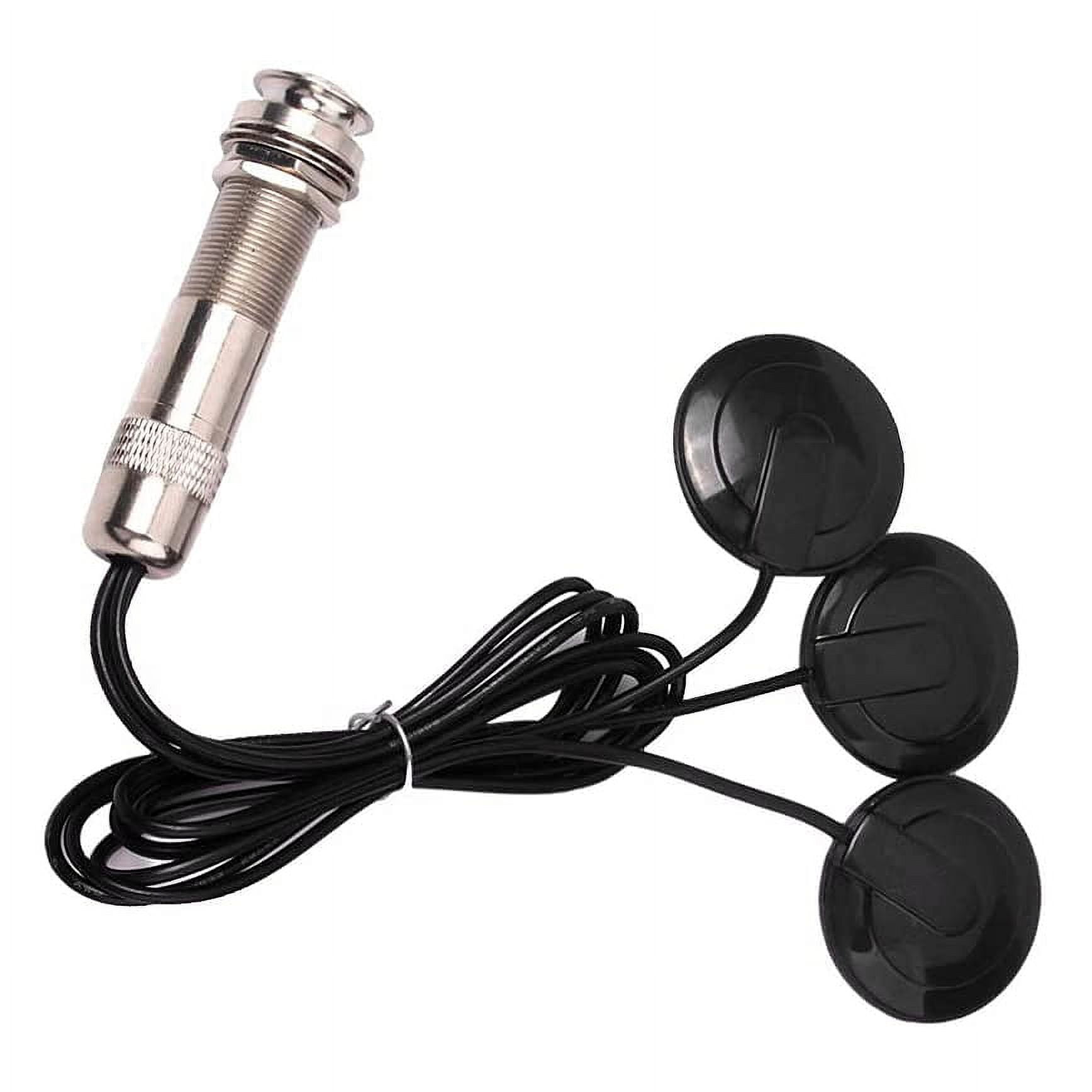Guitar Pickup Piezo Contact Microphone Pickup 3 Transducer Pickup ...