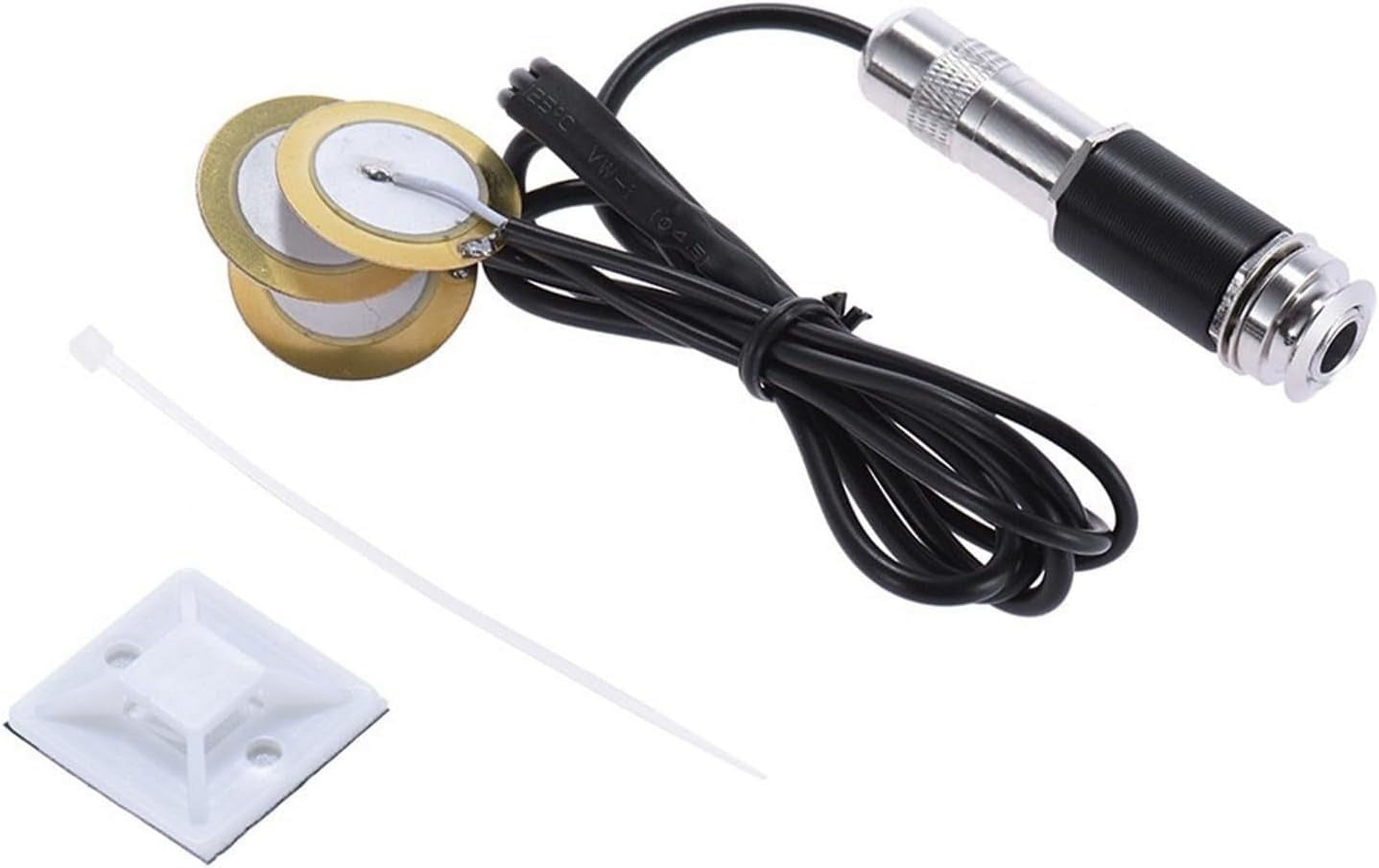 Guitar Pickup Piezo Transducer Guitar Endpin Pickup for Acoustic Guitar ...