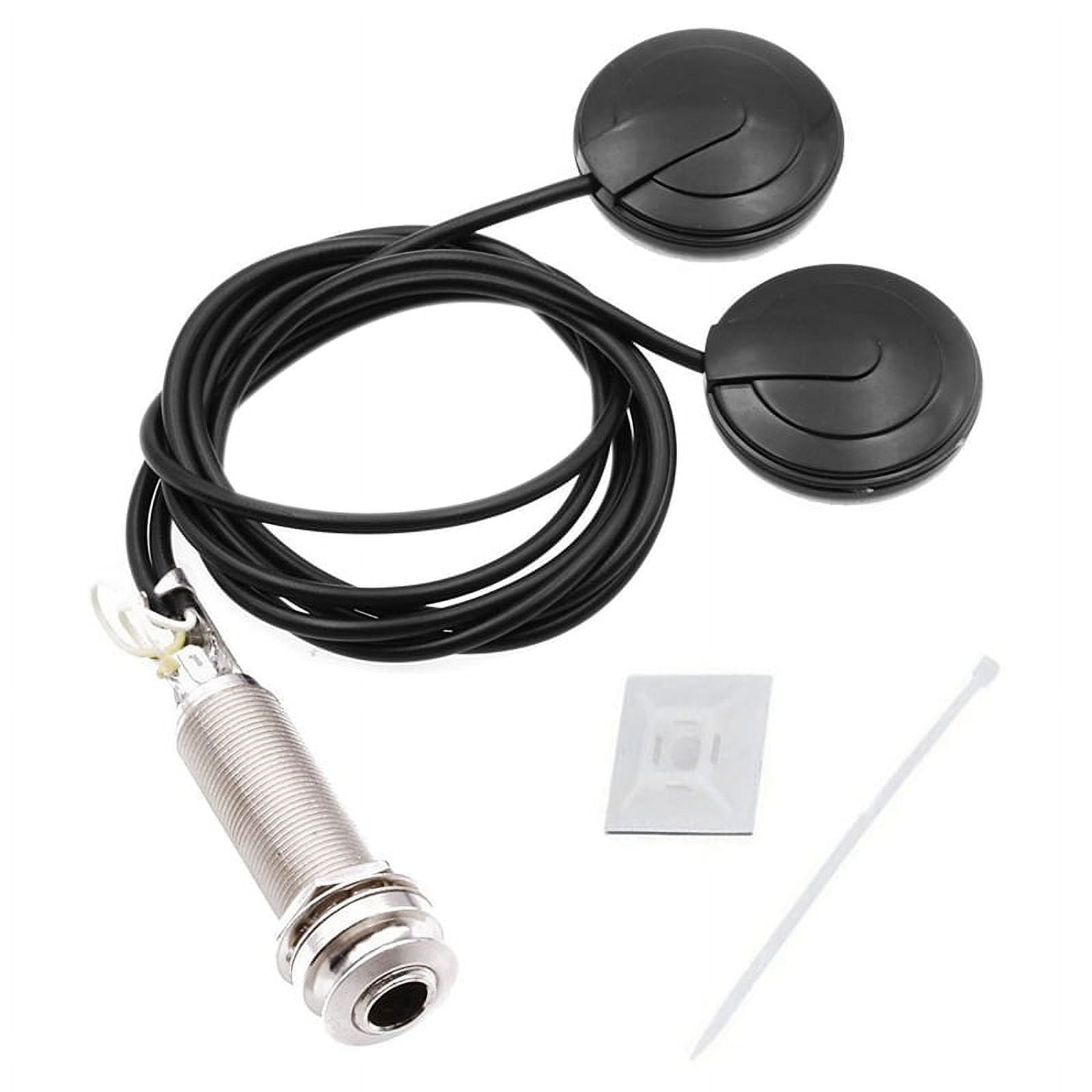 Guitar Pickups Acoustic Electric Piezo Transducer Microphone for Guitar ...