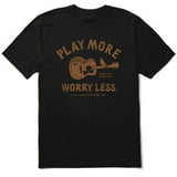 Guitar Play More Tee - Walmart.com