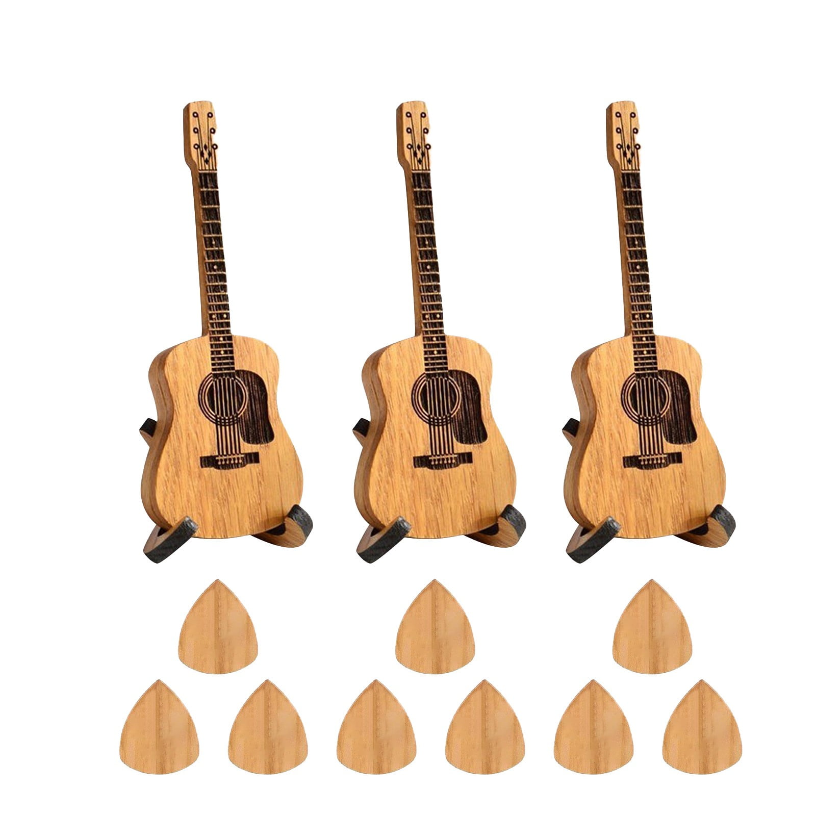 Guitar Plectrum Organizer, Vintage Wooden Case Stand, Expandable ...