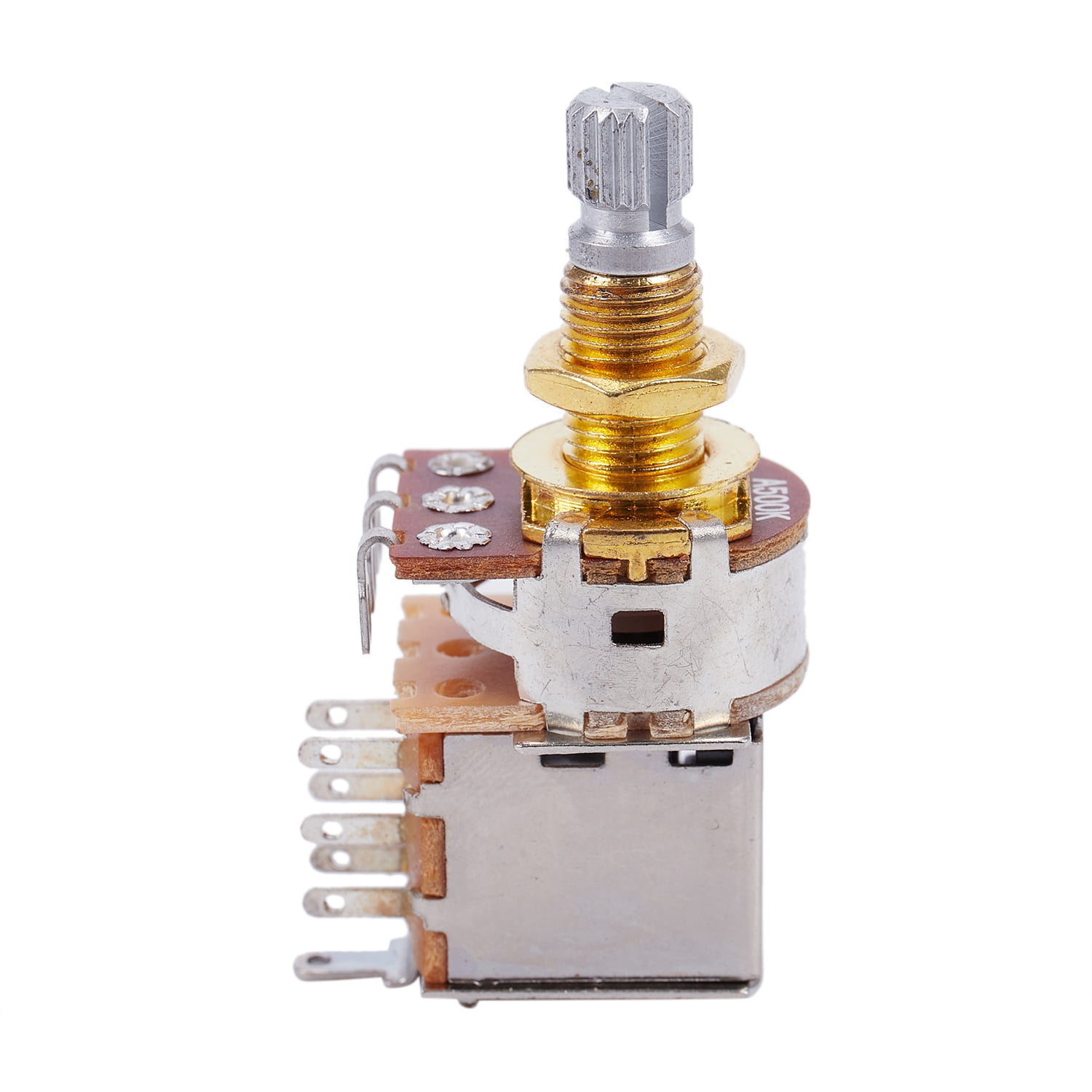 Guitar Pots 500K Short Split Shaft Audio Taper Push/Pull Potentiometer ...