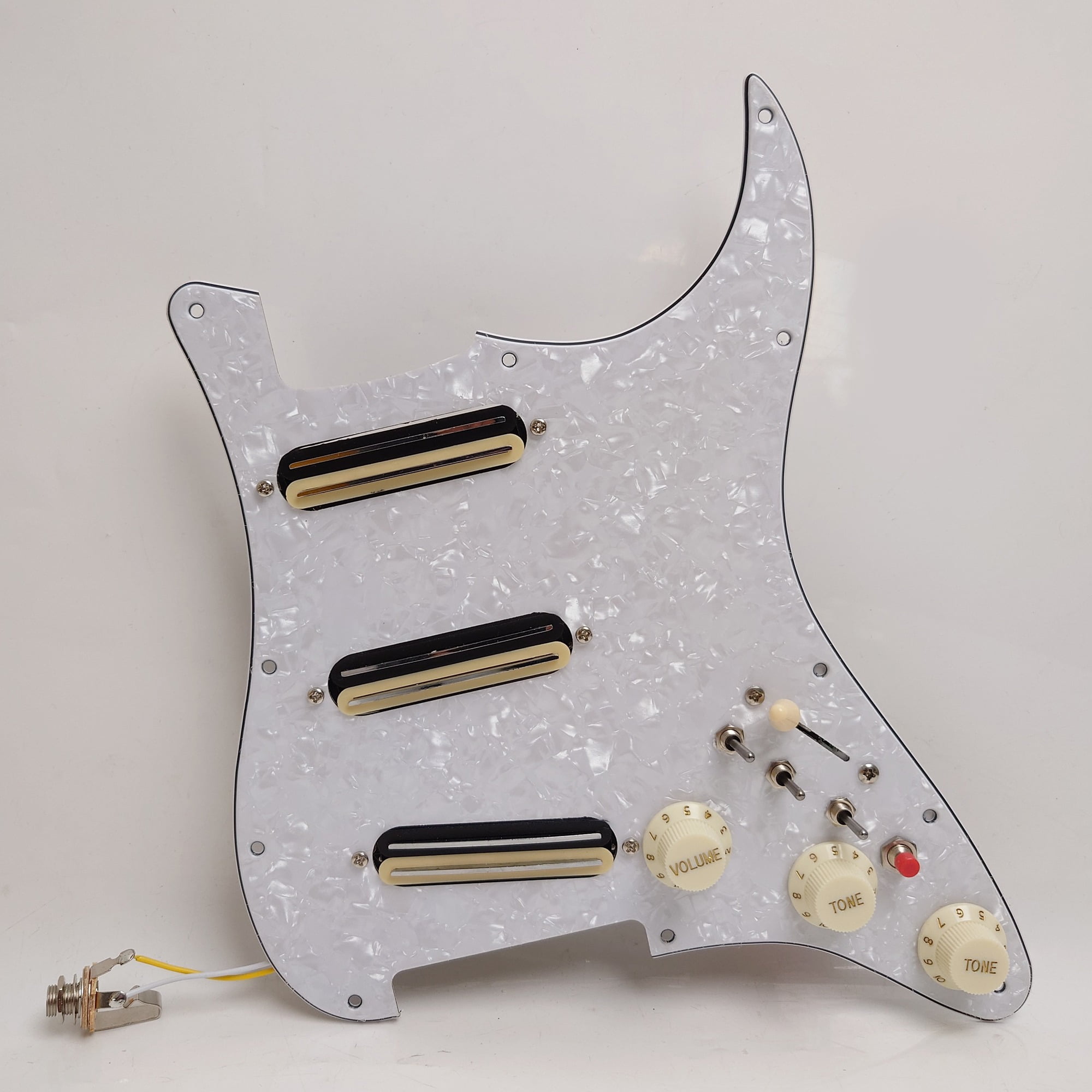 Guitar Prewired Loaded Pickguard Set For Fender Stratocaster with 3 ...