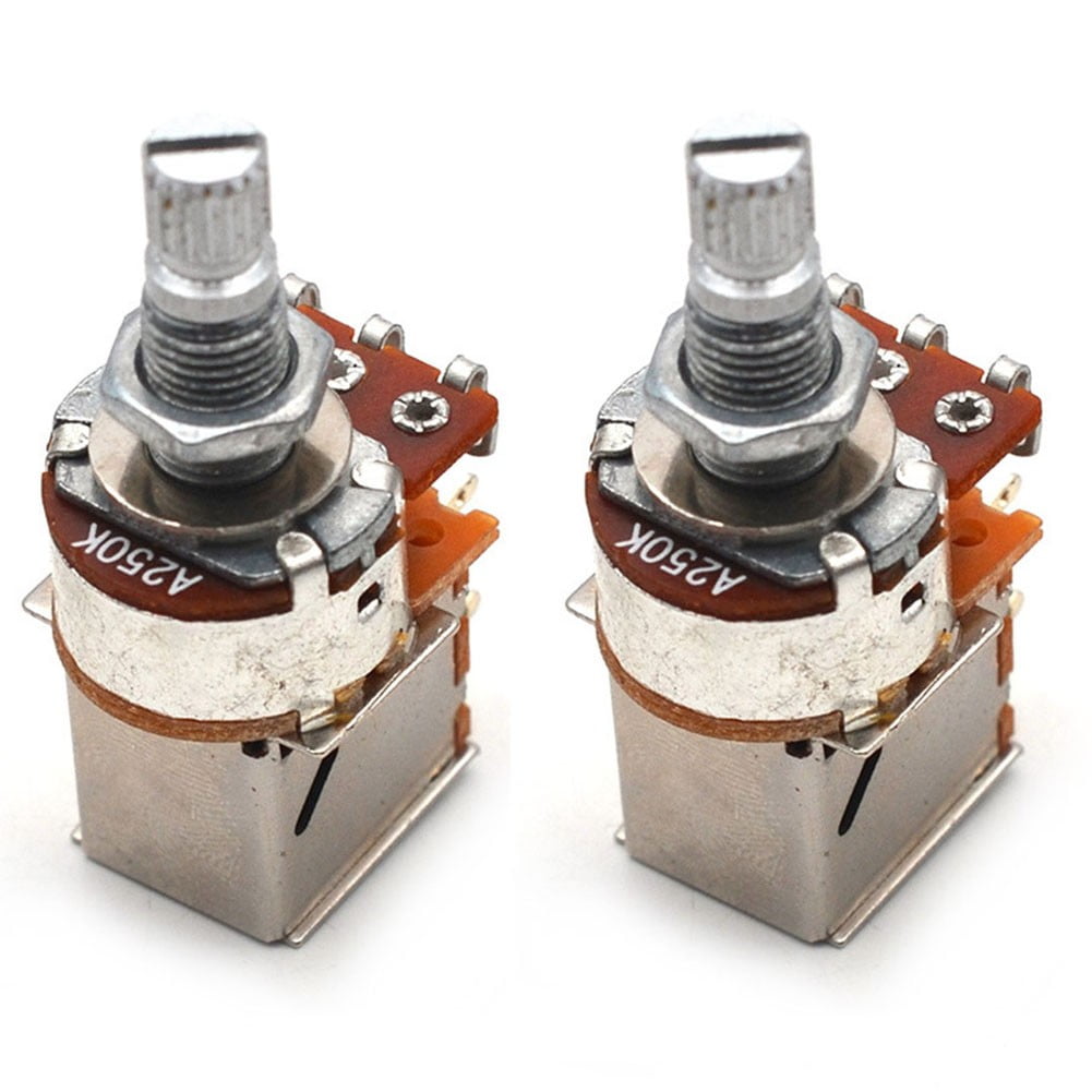 Guitar Push Pull Potentiometer 18Mm Long Split Shaft A250K,B250K,A500K ...