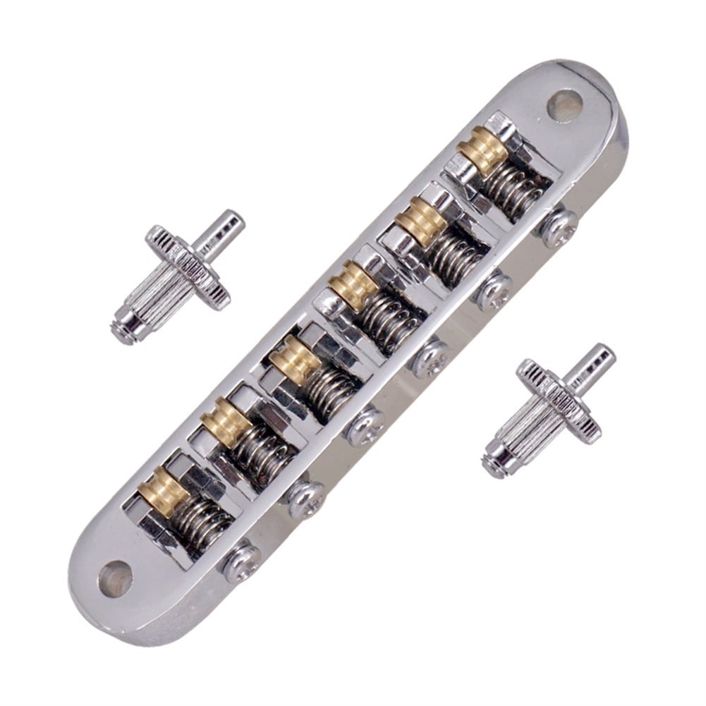 Guitar Roller Saddle Bridge for Les Paul EPI Electric Guitars - Chrome ...