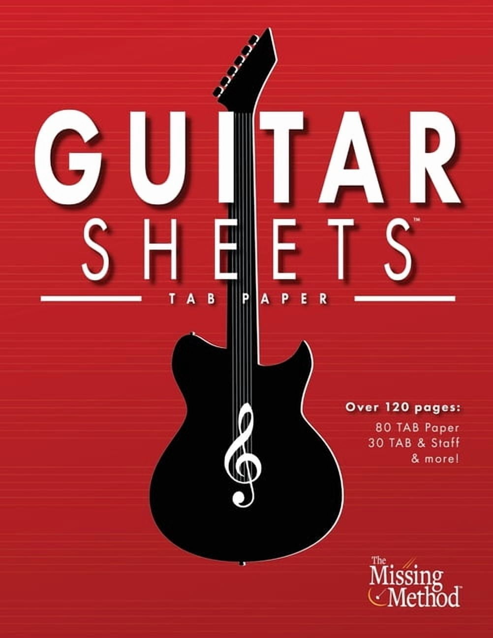 Guitar Sheets Guitar Sheets TAB Paper: Over 100 pages of Blank ...