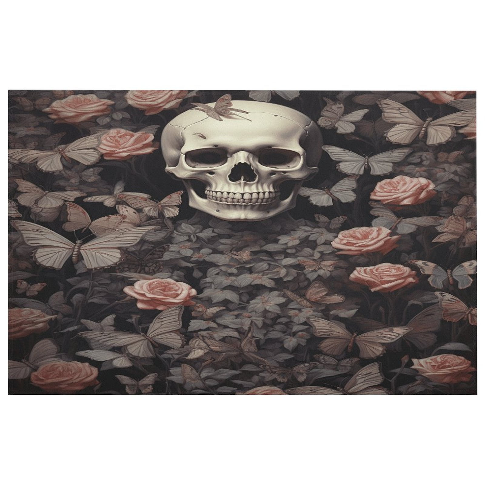 Guitar Skeleton Rock Rug - for Living Room, Bedroom, And Dining Room ...