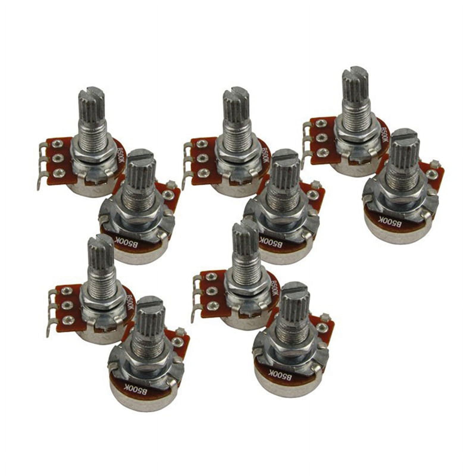 Guitar Small Size Pots B500K Potentiometers For Guitar Bass Parts (Pack ...