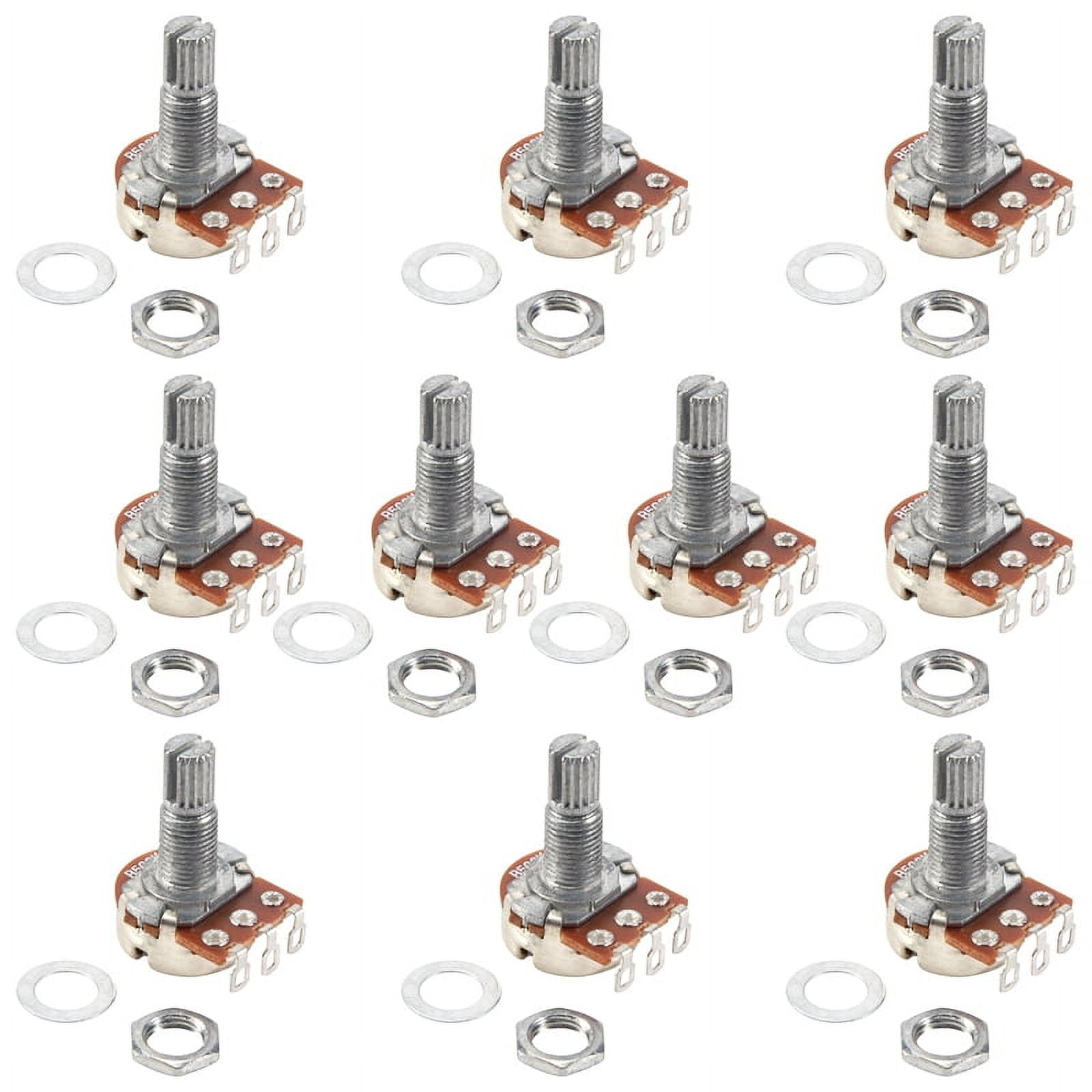 Guitar Small Size Pots B500K Potentiometers For Guitar Bass Parts (Pack ...