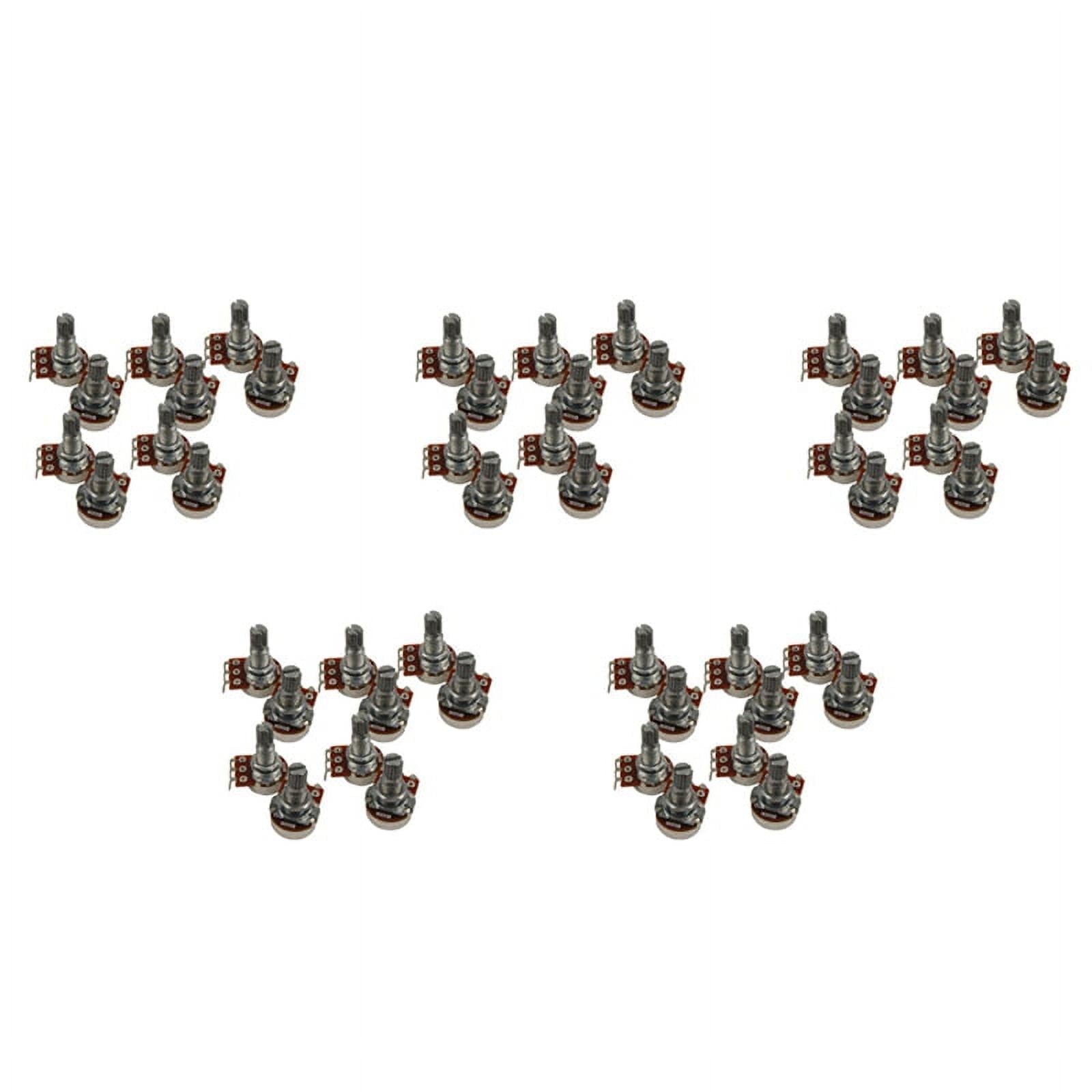 Guitar Small Size Pots B500K Potentiometers for Guitar Bass Parts (Pack ...