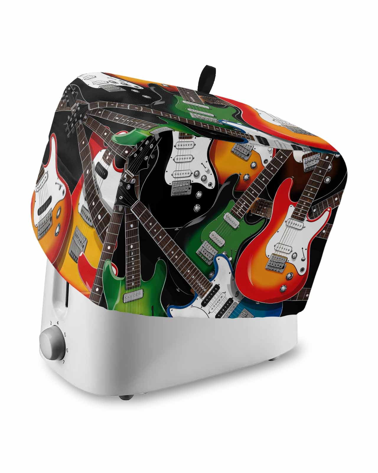 Guitar Small Toaster Cover 2 Slice, Kitchen Appliance Covers, Cartoon ...