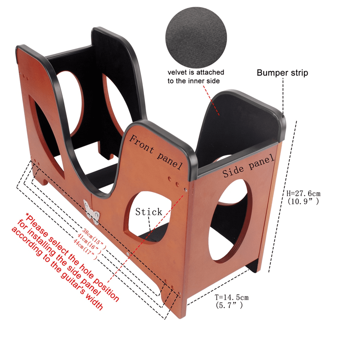 Guitar Stand, Folding Guitar Floor Stand, Adjustable Guitar Stand ...