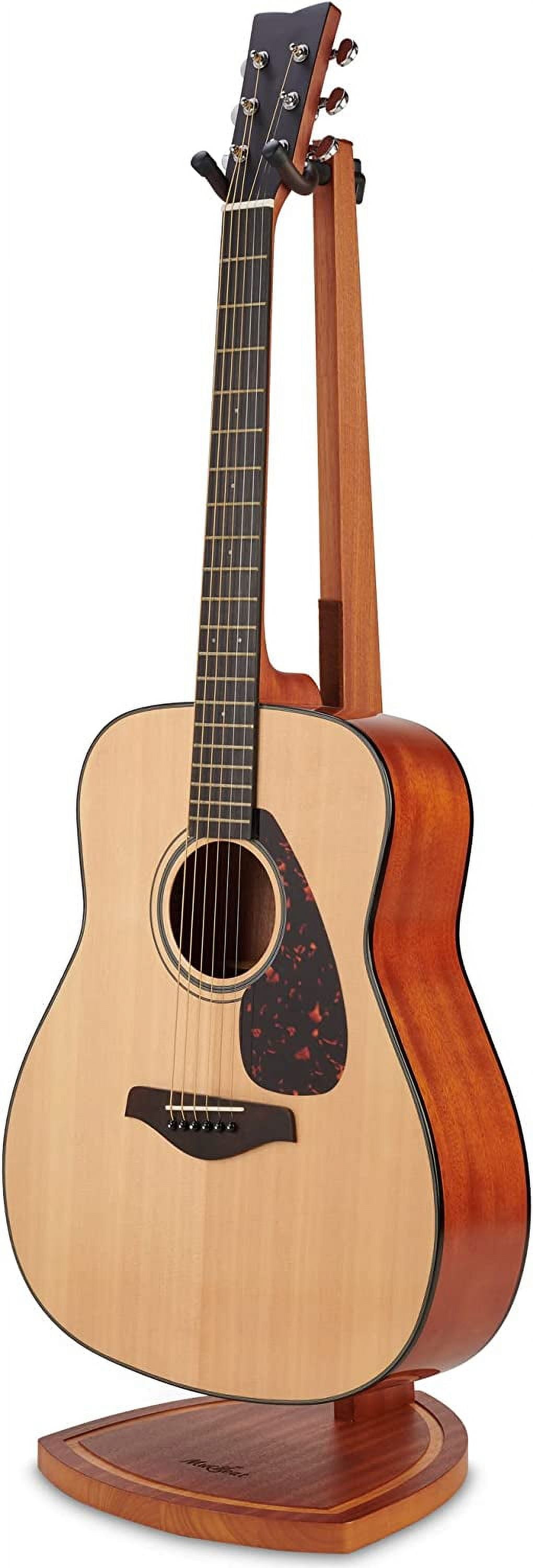 Guitar Stand, Mahogany Wood Guitar Stand, Acoustic Guitar Stand Floor ...