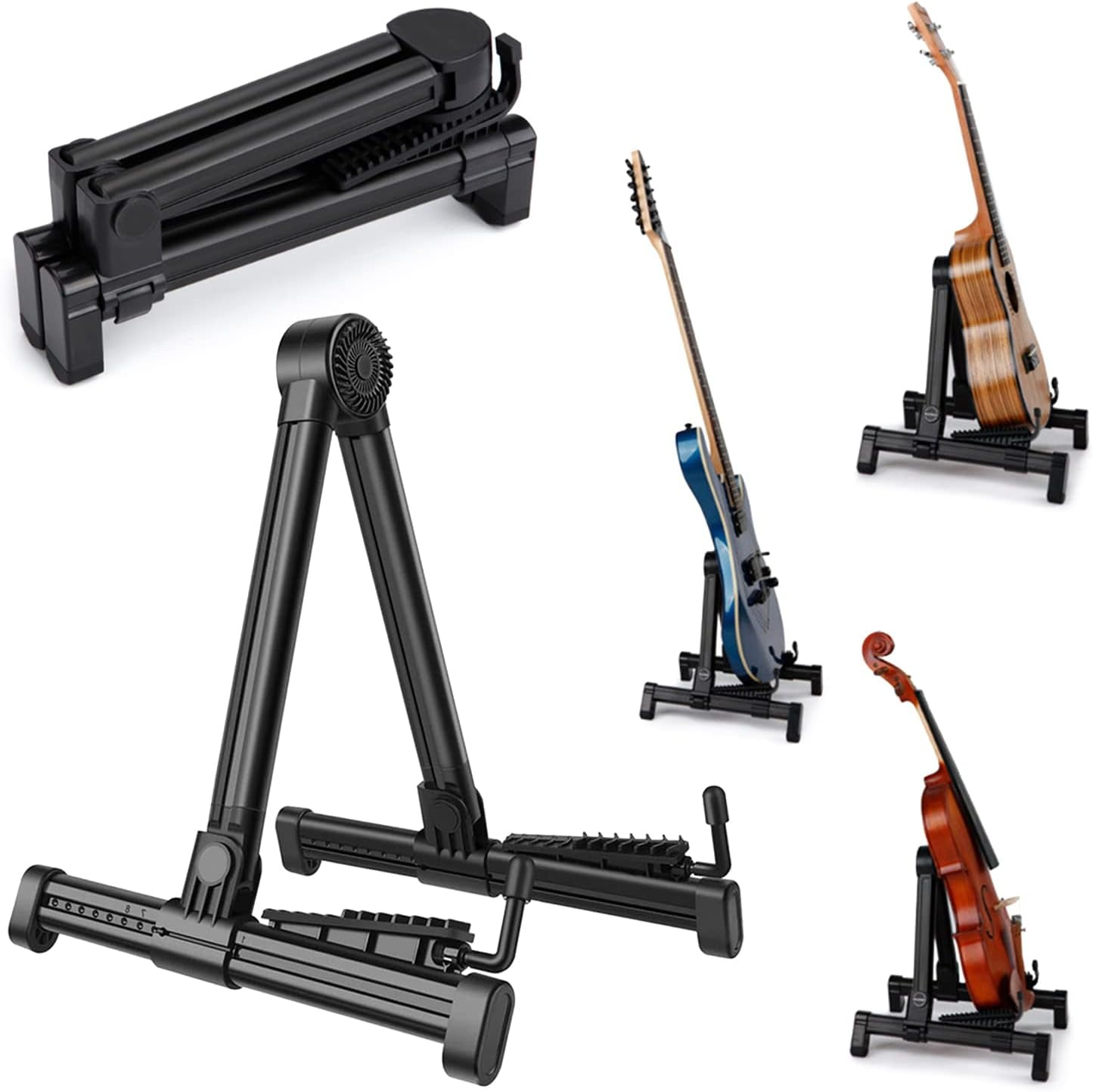 Guitar Stand Portable Lightweight Stand Foldable Holder for Acoustic ...