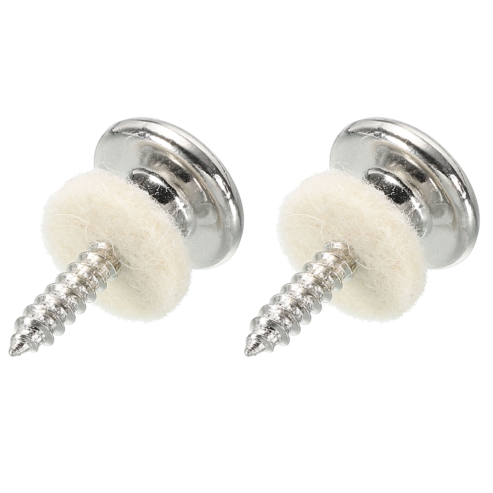 Guitar Strap Button Buckle Lock Metal Small End Pins Sets Silver with ...