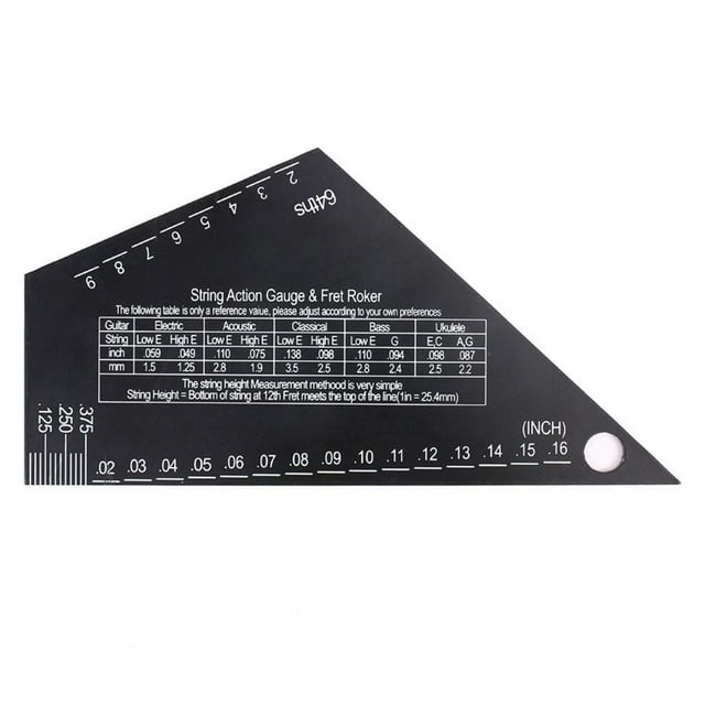 Guitar String Action Gauge String Height Rulers Fret Roer Fret Ling ...