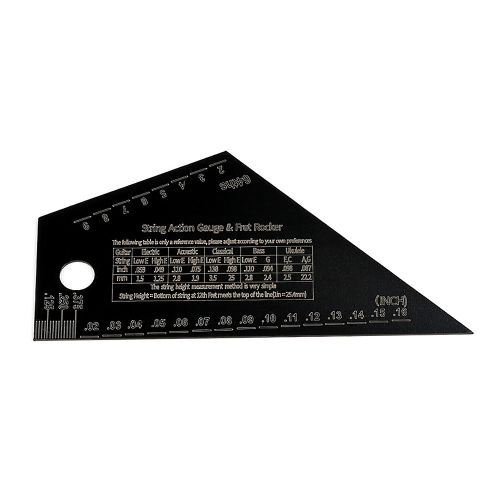 Guitar String Action Rulers Gauges Guitar Fret Leveling Rulers String ...