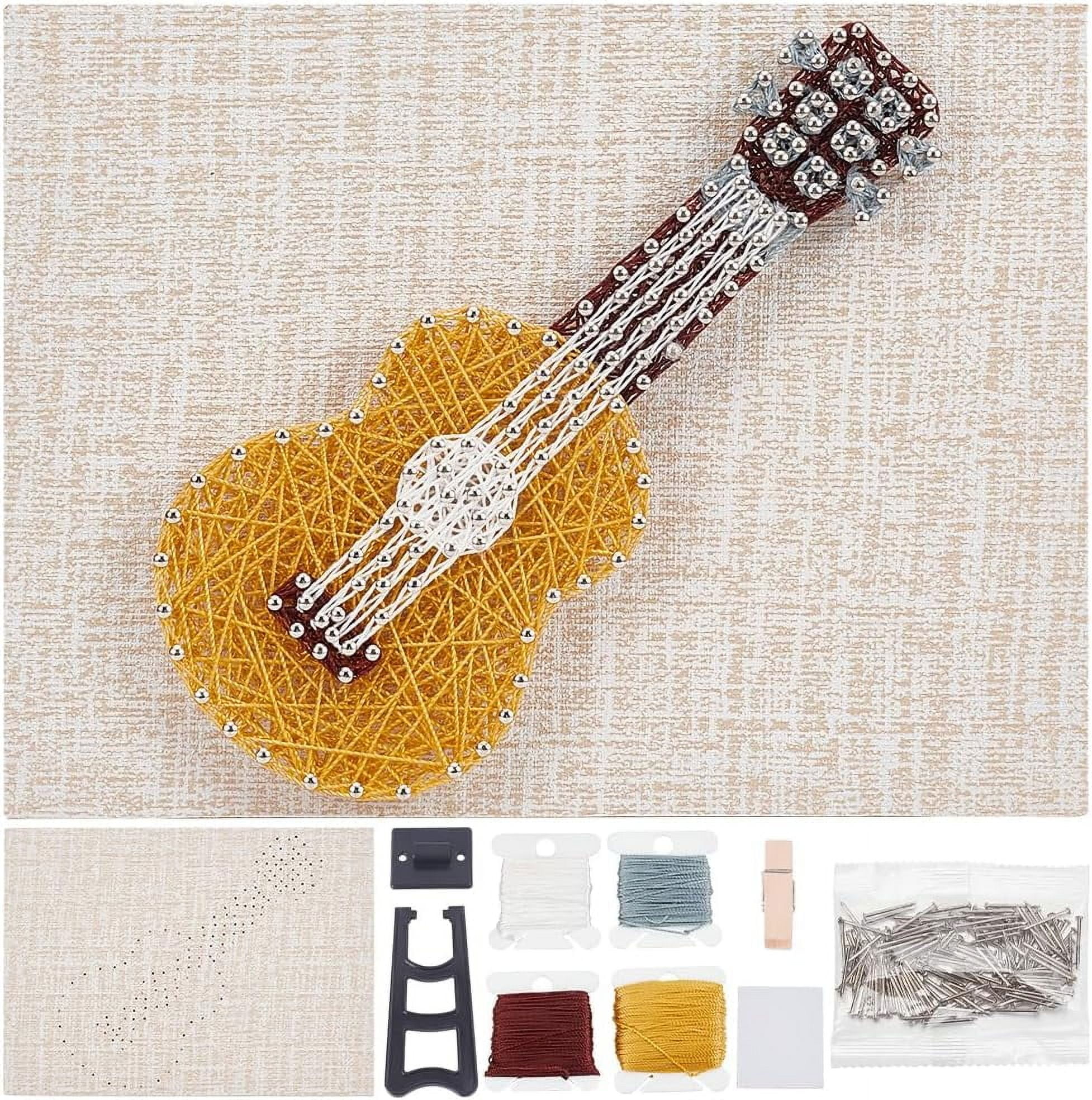 Guitar String Art Kit for Beginner 3D Musical Instrument String s Kit ...