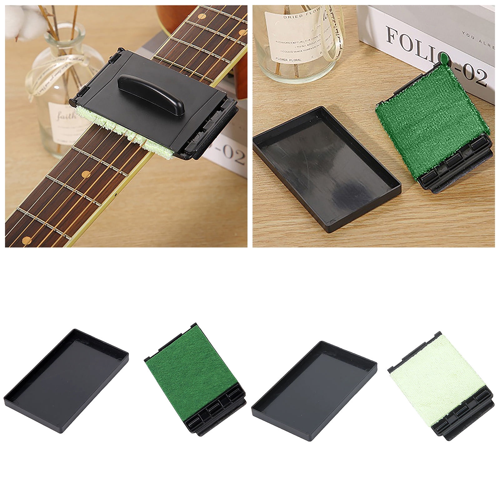 Guitar String Cleaner Clean Fretboard Cloth Tool Scrubber for Cleaning ...