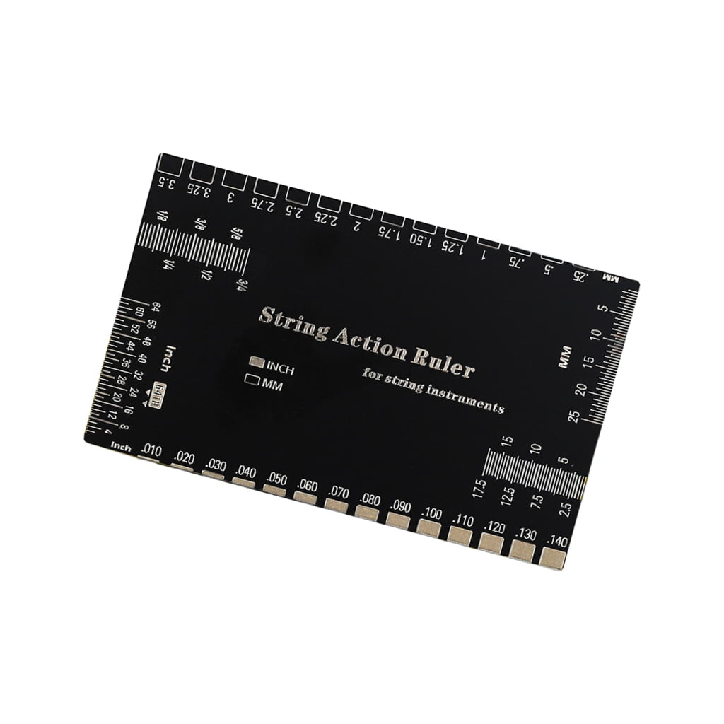 Guitar String Height Ruler Guitar String Measuring Device PVC Texture ...