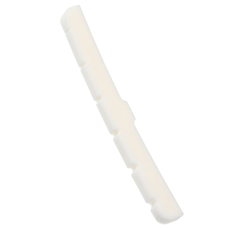 Guitar String Nut, Slotted Bone Guitar Bass String Nut 42mm Guitar Nut ...