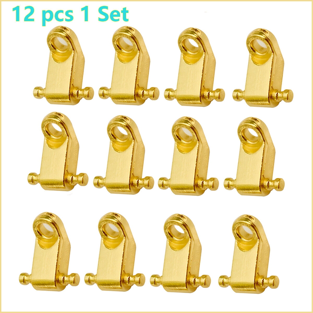 Guitar String Retainers Tree Standard Roller String Guides Gold 12 Pcs ...