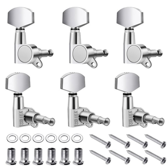 1 Set 3R-3L for Vintage Deluxe Guitar Machine Heads Tuners - Walmart.com