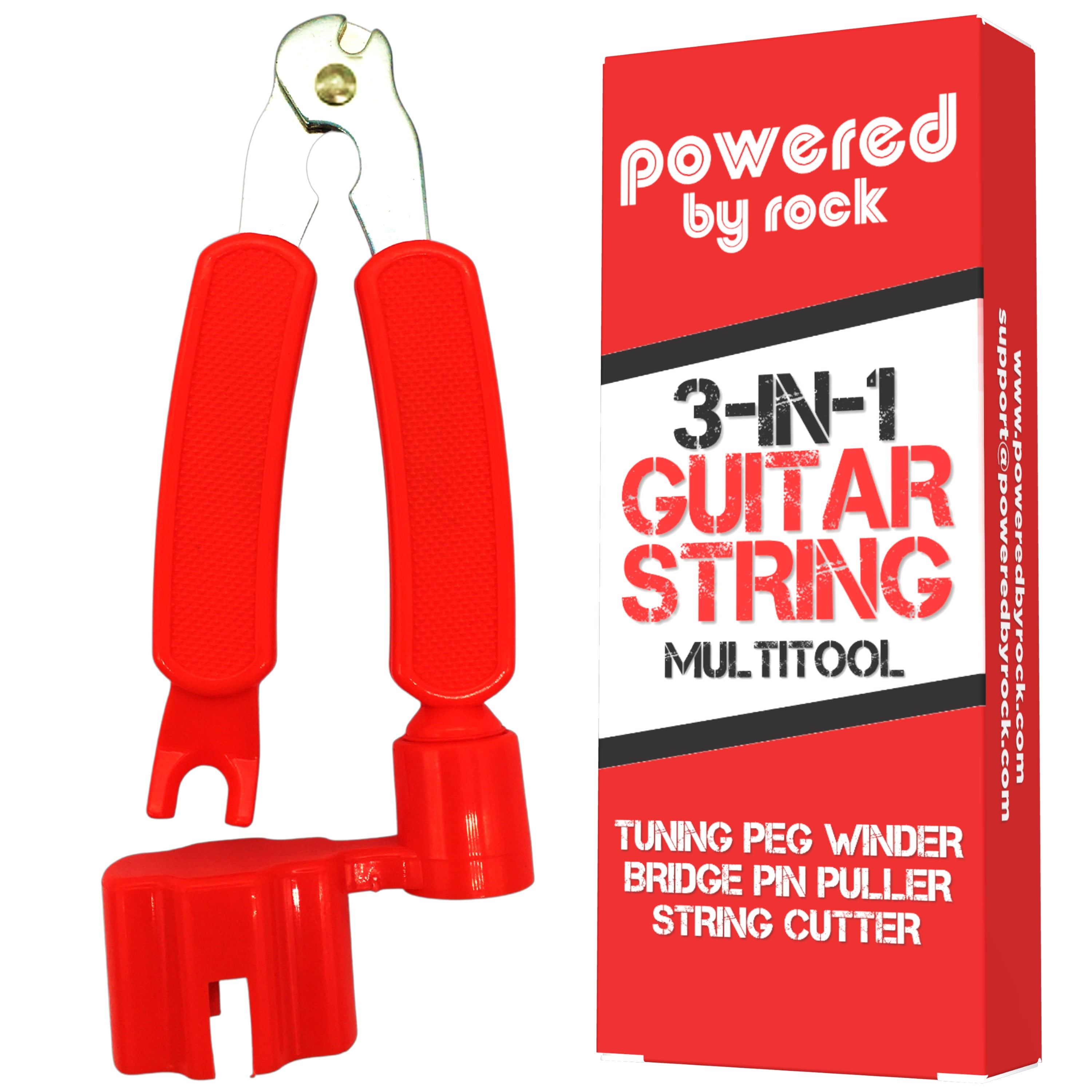 Guitar String Winder, String Cutter and Bridge Pin Puller - 3-in-1 ...