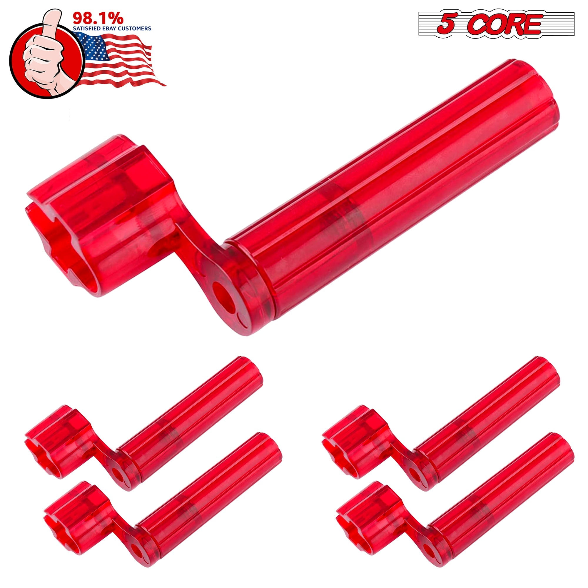 Guitar String Winder Red Five pieces| Professional Guitar Peg Winder ...