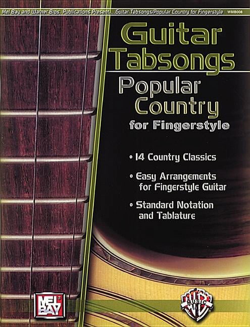 Guitar Tabsongs: Guitar Tabsongs : Popular Country for Fing - Walmart.com