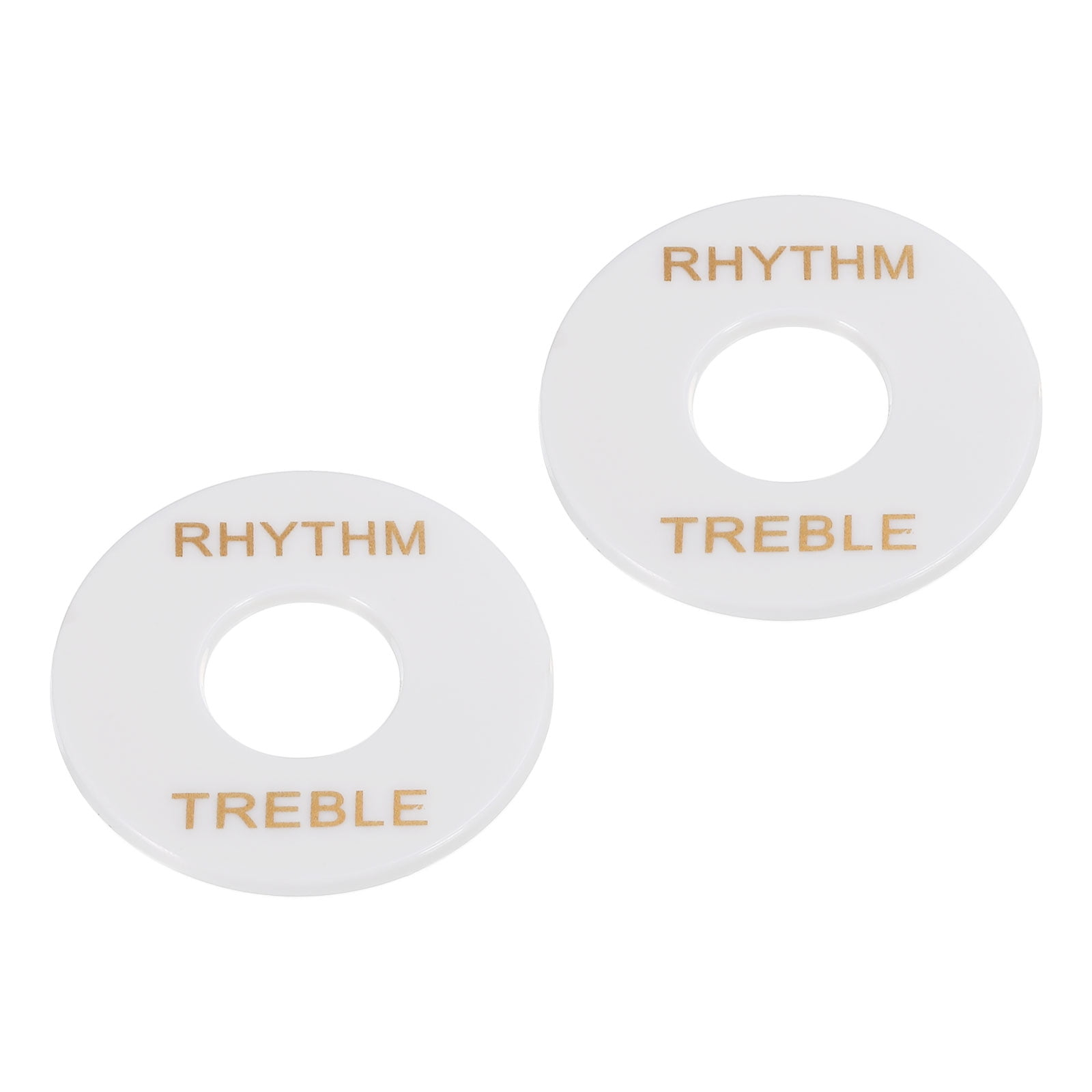 Guitar Toggle Switch Washer Plate Rhythm Treble Ring White with Gold ...