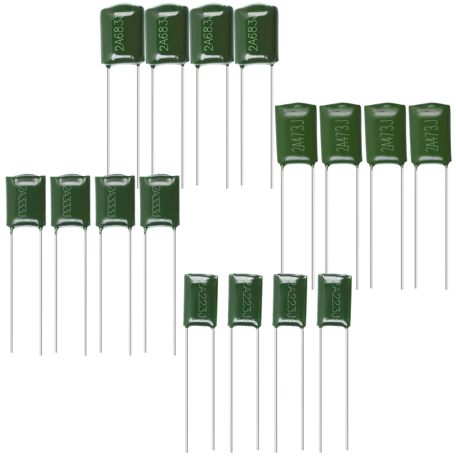 FENGGUIQU Electric Guitar Tone Capacitors 16pcs High Power Dissipation ...