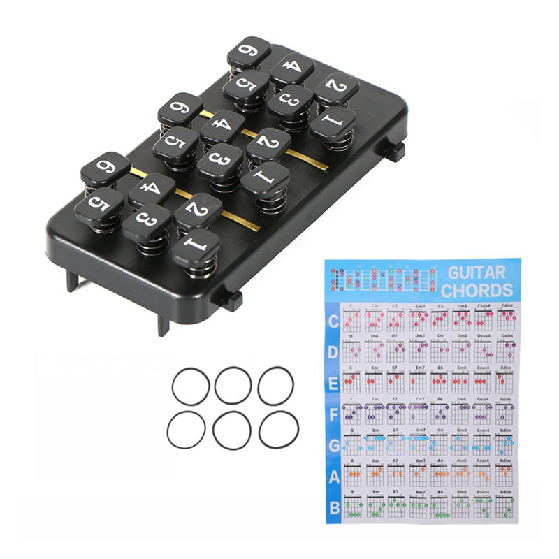 Guitar Training Aids Kit Guitar Chord Assisted Learning Tool 18 Buttons ...