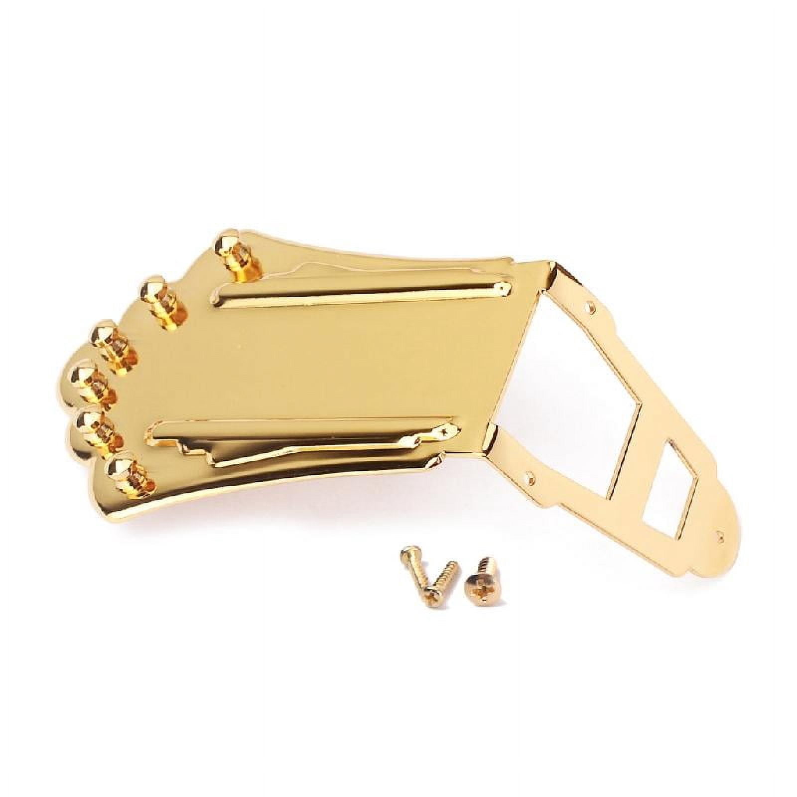 Guitar Trapezoidal Tailpiece Bridge Replacement Metal Guitar Bridge ...
