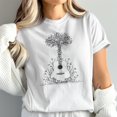 Guitar Tree T-Shirt, Unique Graphic Tee for Music Lovers, Artistic ...