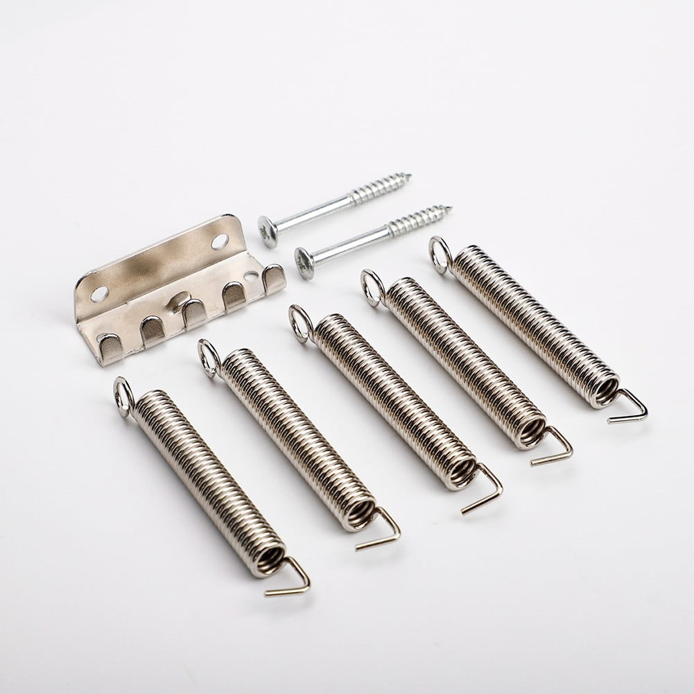 Guitar Tremolo Spring Set 5 Springs with Claw Screws Kit For ST ...