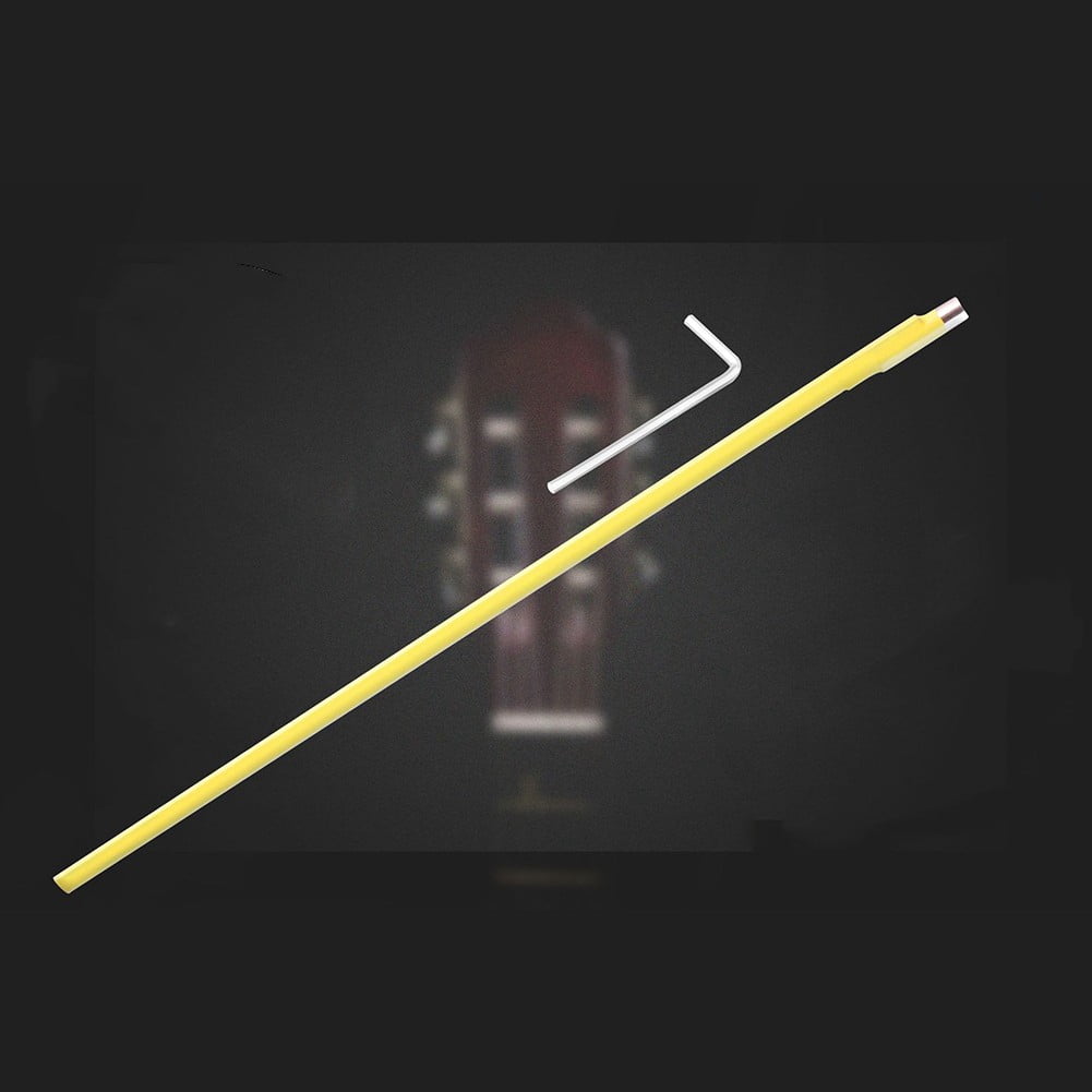 Guitar Truss Rod Dual Acting Two Way Adjustable Yellow 380-580mm with ...