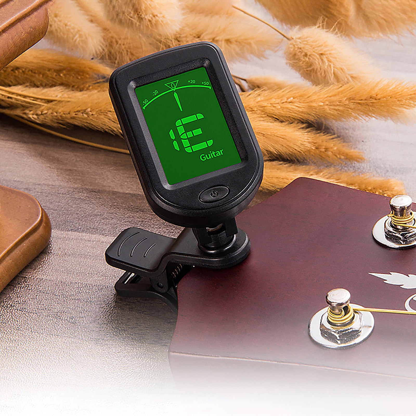 Guitar Tuner Rechargeable Clip On Tuner for Ukulele, Violin and ...